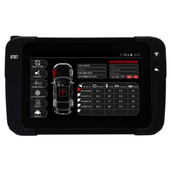 ATEQ | VT67 Complete TPMS & Tire Management Diagnostic Tablet Tool (VT - Tire Supply Network