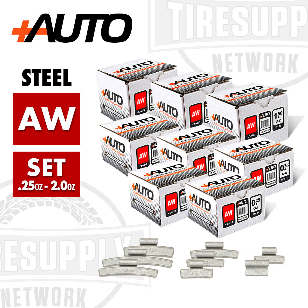 +AUTO | AW-Style Coated Zinc Clip-On Wheel Weights - Choose Size or Bu ...