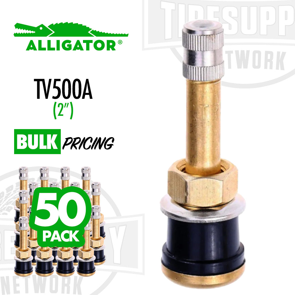 Alligator | 2" TR500 Tubeless Truck Metal Valve Stem - .625 Hole (TV ...