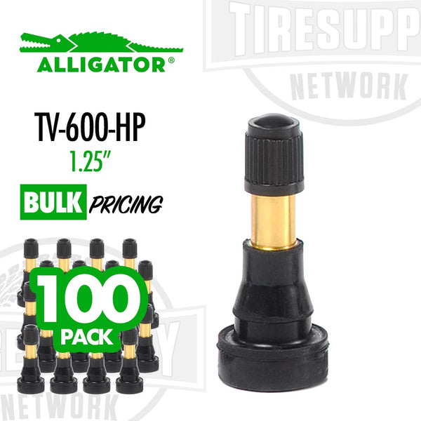 Alligator EHA TR600HP High Pressure Snap-in 1.25″ Valve Stem | Tire ...