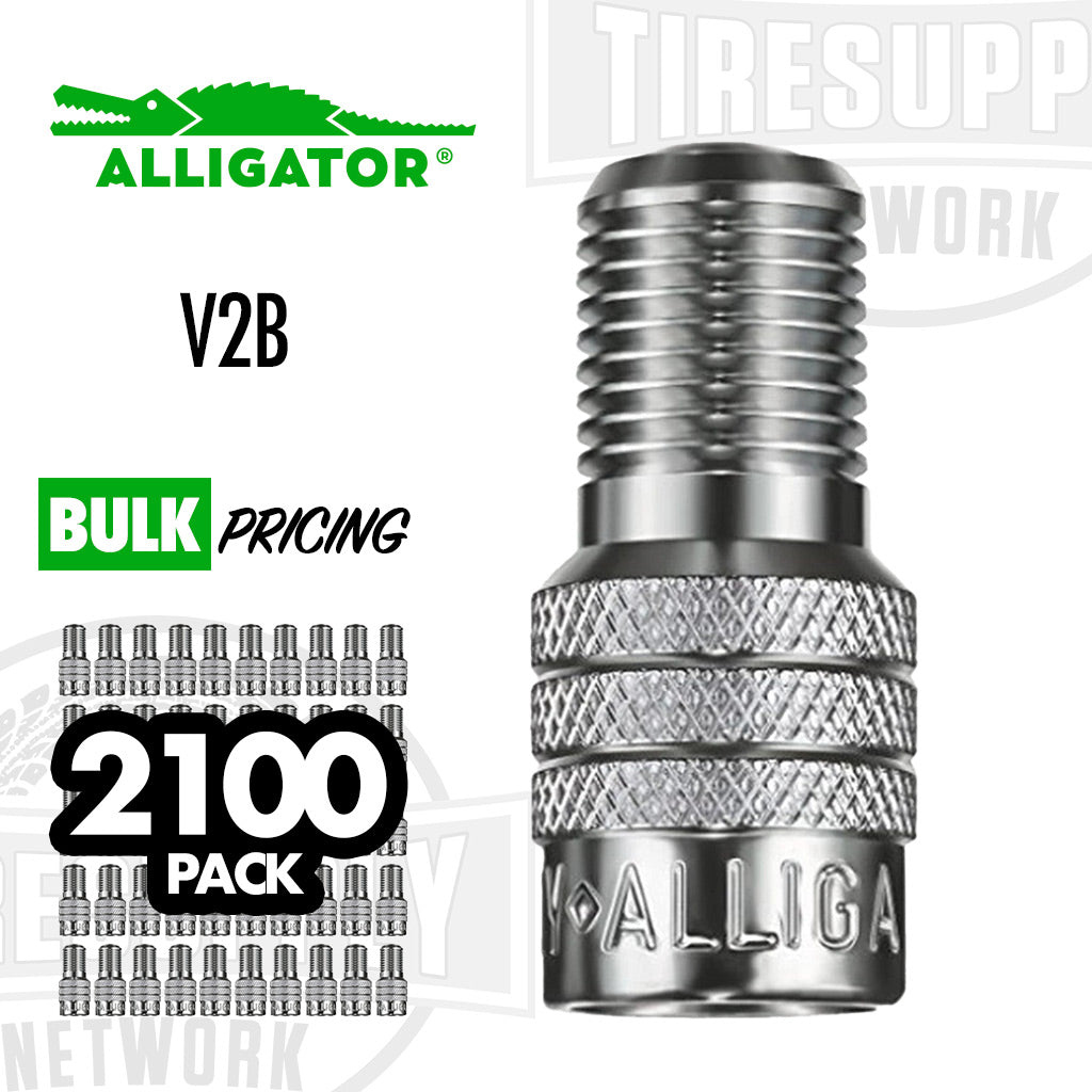 Alligator | V2B Double Seal Valve Cap (V2B-*) - Tire Supply Network