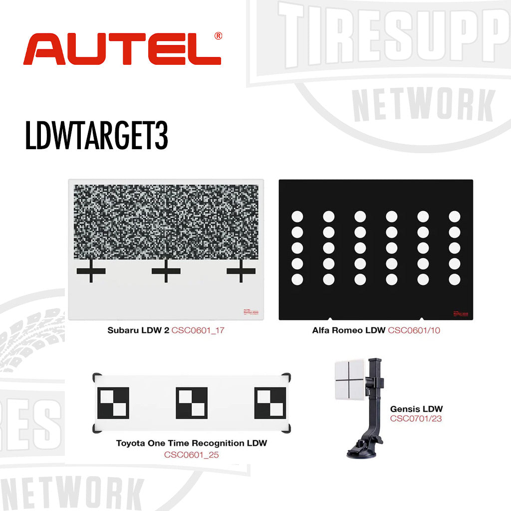 Autel | ADAS Lane Departure Package 3 (LDWTARGET3) – Tire Supply Network