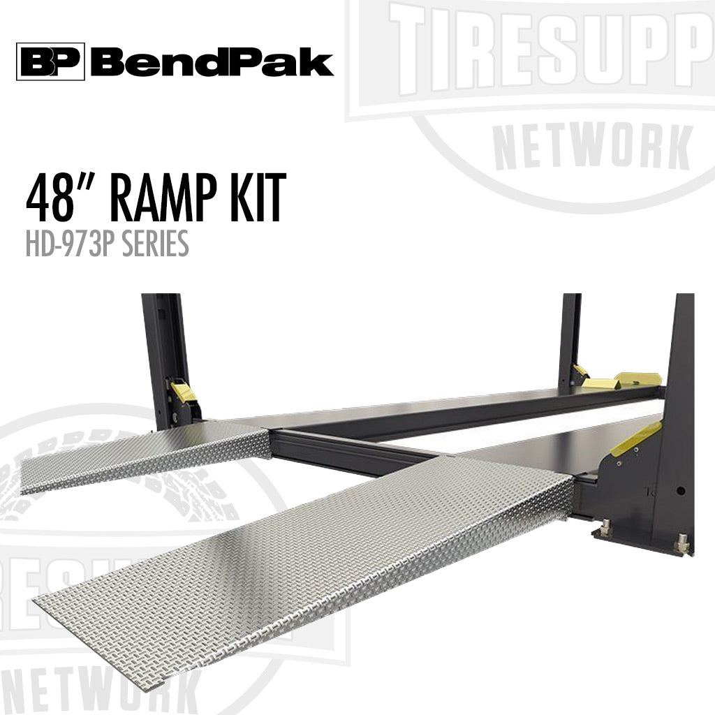 BendPak | 48″ Extended Aluminum Drive-up Approach Ramp Kit for HD-973P ...
