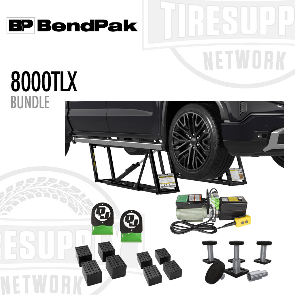 BendPak QuickJack 8000TLX Bundle | with Lift, Wall Hangars, SUV & Truc ...