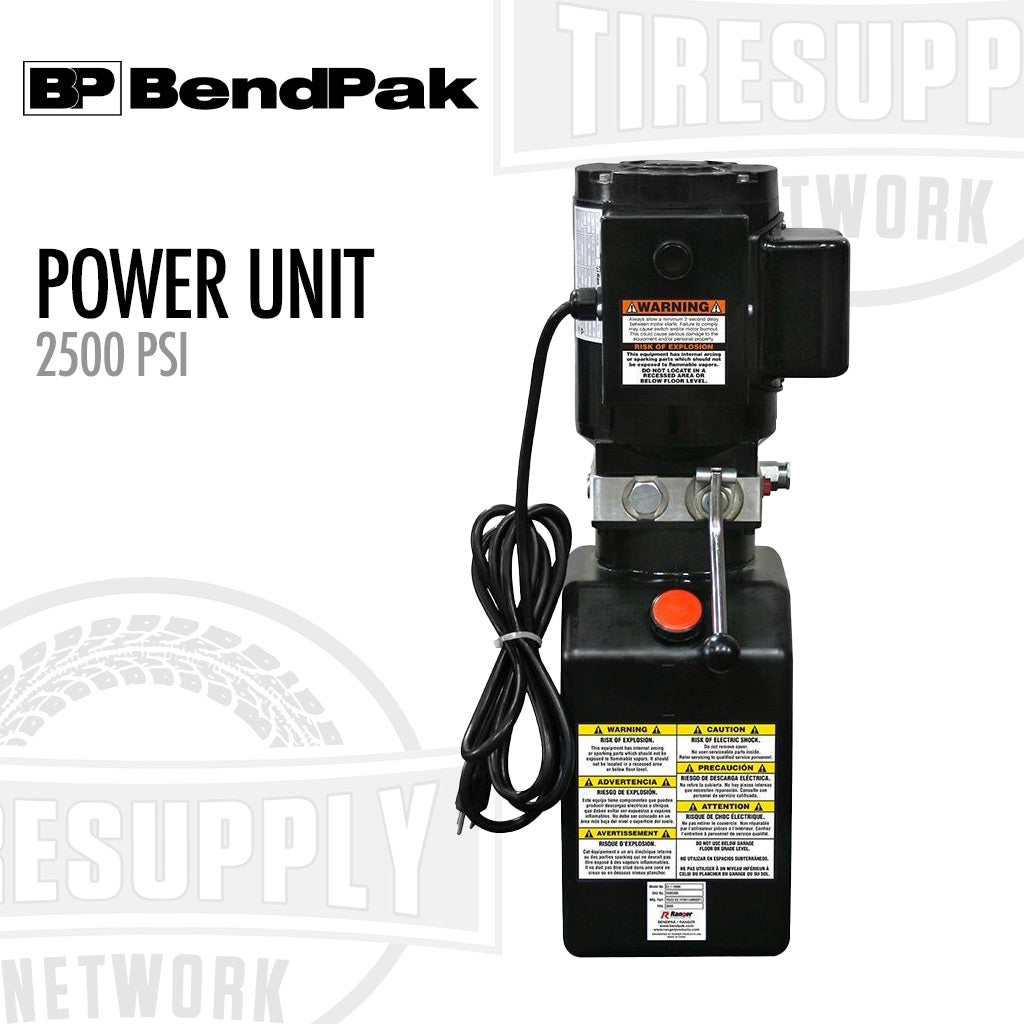 BendPak 5585436 | Hydraulic Power Unit for Vehicle Lifts, 2500 psi, 1 ...