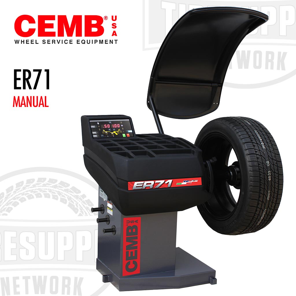 CEMB ER71 | Space Saving Auto Data Entry Wheel Balancer - Manual – Tire ...