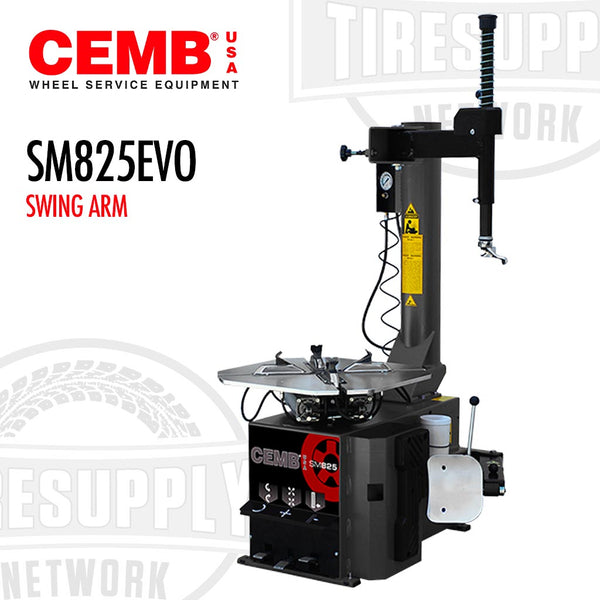 CEMB | Space Saving Swing Arm Tire Changer (SM825EVO) - Tire Supply Network