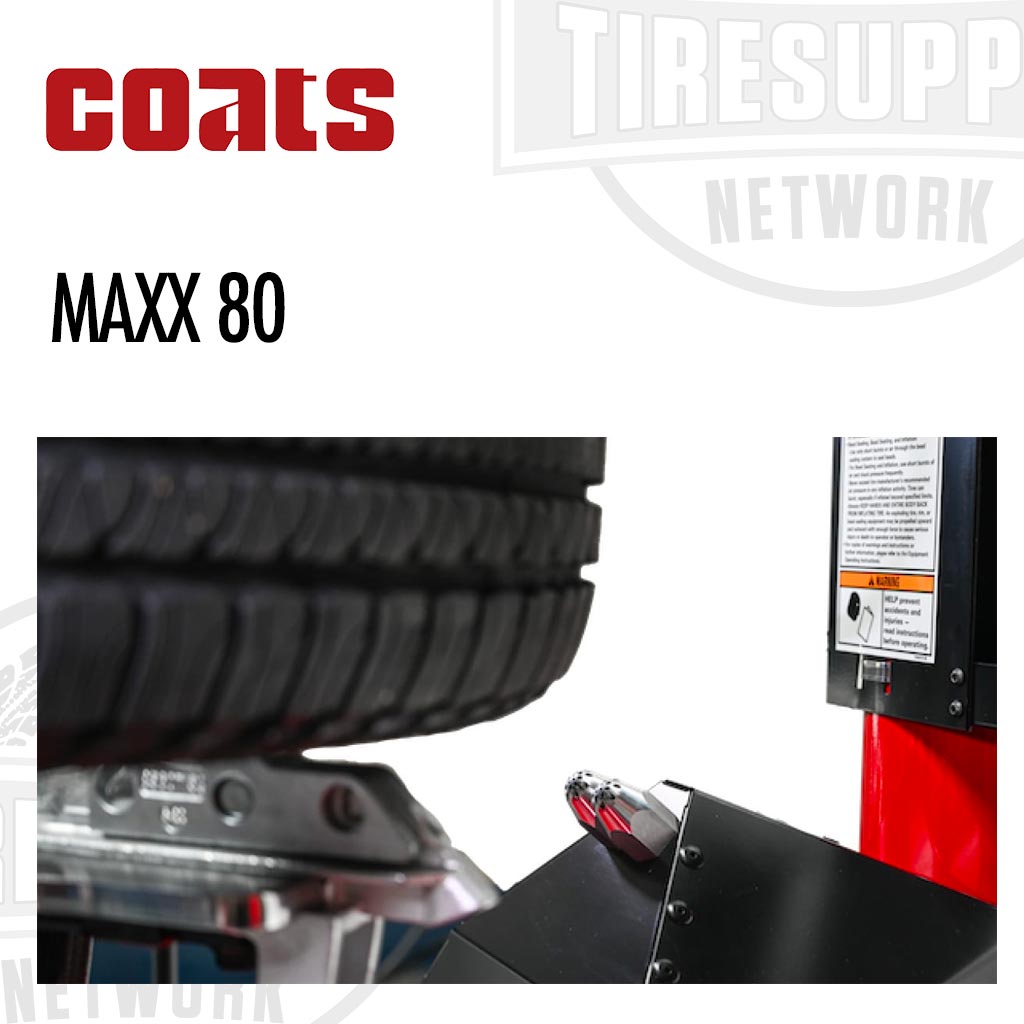 Coats MAXX 80 | Rim Clamp Tire Changer with Robo-Arm & Robo-Roller Too ...