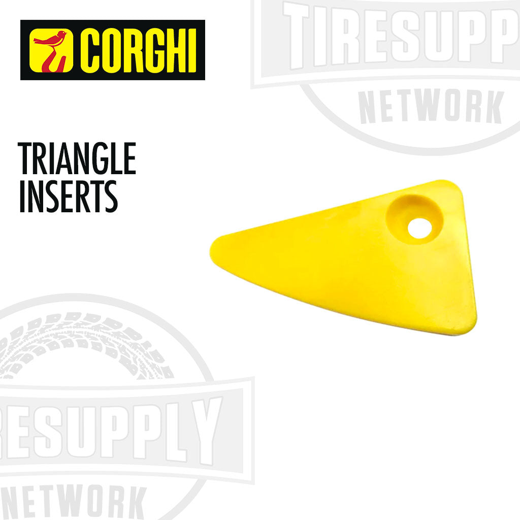 Corghi 4-106611A | Triangle Plastic Inserts - Single or Qty 10 Pack ...