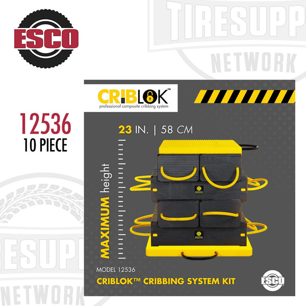 ESCO | Cribbing Block System 100 Ton Capacity - 10 Piece Kit - 23" Max ...
