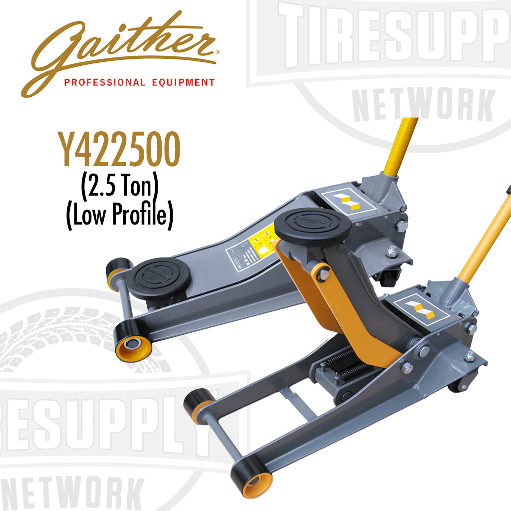 Gaither Y422500 | 2.5 Ton Low Profile Garage Jack – Tire Supply Network