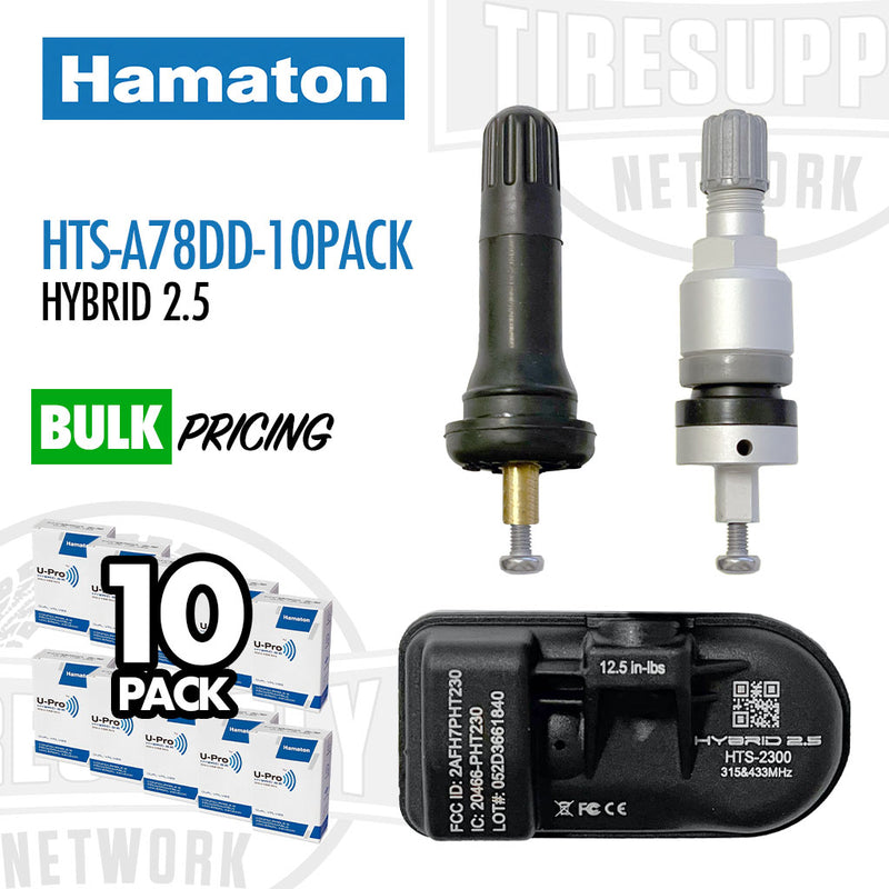 Hamaton HTS-A78DD | U-Pro Hybrid 2.5 Universal TPMS Sensor with Dual V ...