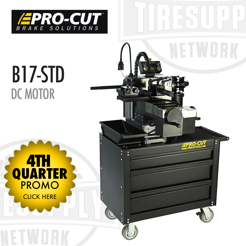 Pro-Cut | Super Bench Mobile Combination Brake Lathe with DC Motor, To ...