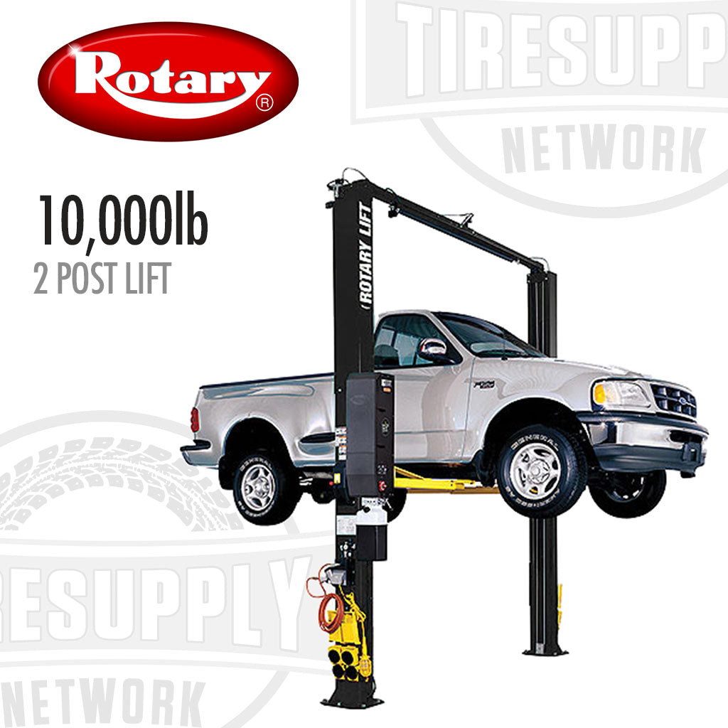 Rotary | SPO10-TRIO-TA Symmetric Lift 10,000 lbs Capacity Two-Post Lift ...