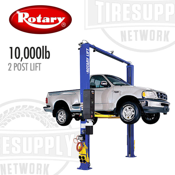 Rotary | SPO10-TRIO-TA Symmetric Lift 10,000 lbs Capacity Two-Post Lift ...