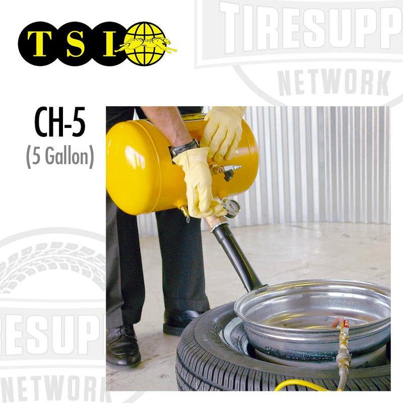 TSI CH-5 | Cheetah Bead Seater - 5 Gallon Steel Tank – Tire Supply Network