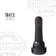 Haltec 1.25" TR413 Rubber Snap-In Valve Stem (TV-413*) – Tire Supply ...