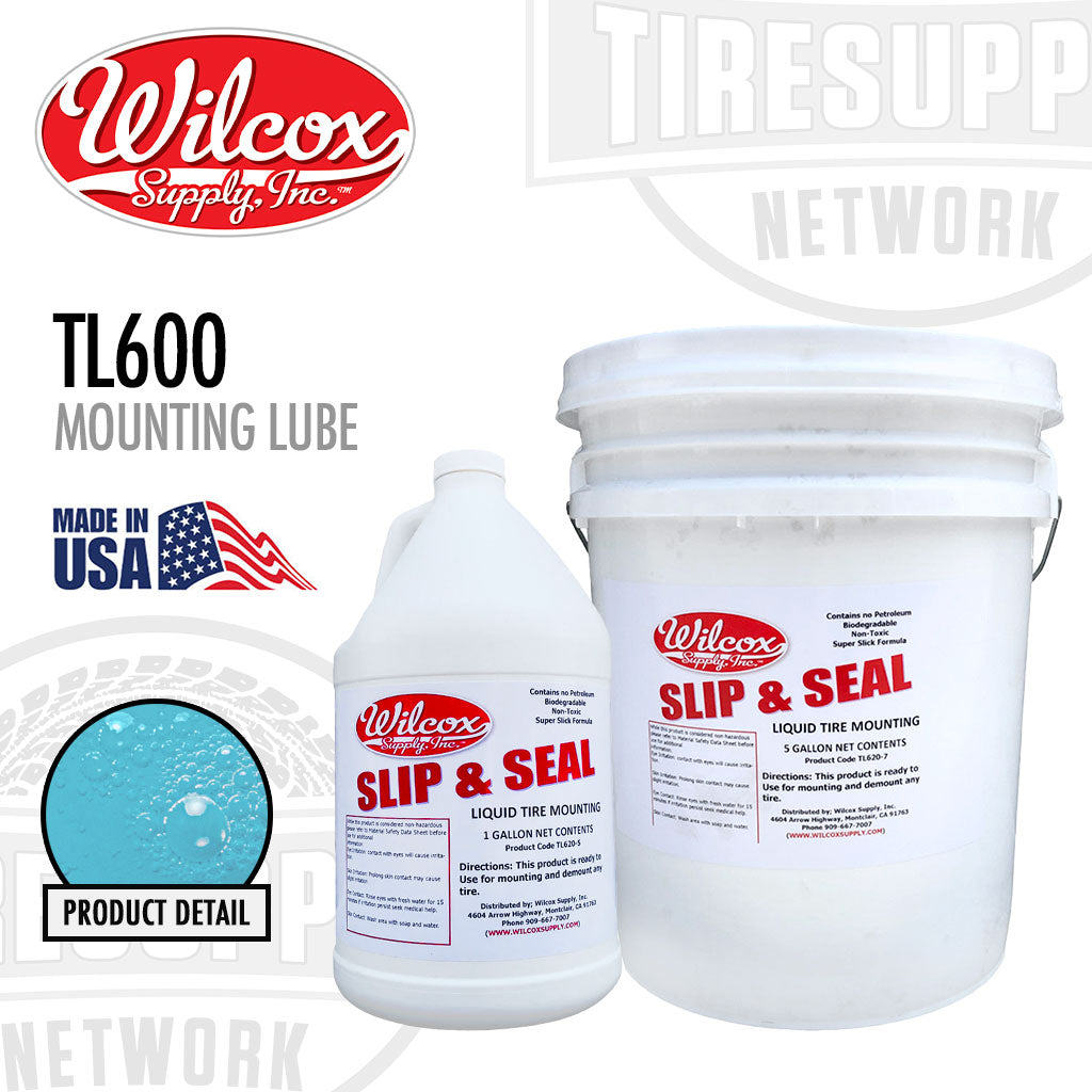 Slip & Seal Liquid Tire Mounting Lube - Choose Size (TL600*) – Tire ...