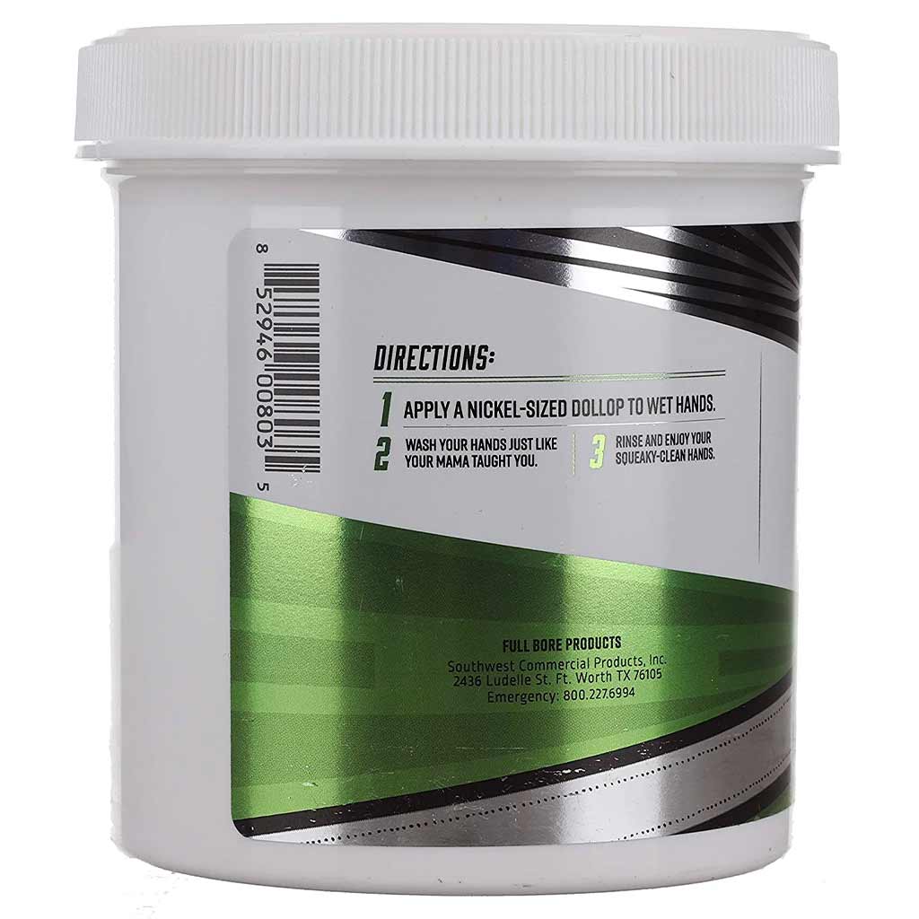 Full Bore Hand Scrub MG-HS-16OZ Extreme Green 16 oz Solvent-Free Mecha ...