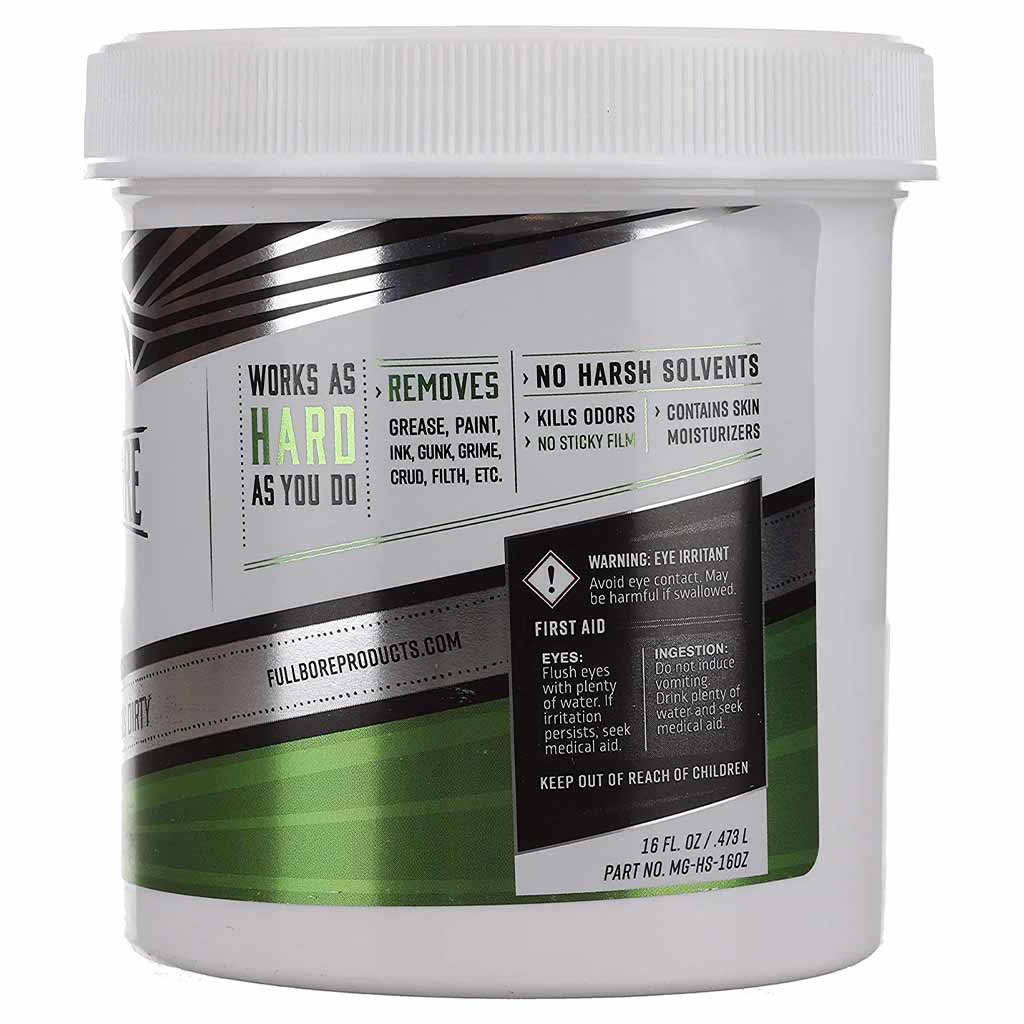 Full Bore Hand Scrub MG-HS-16OZ Extreme Green 16 oz Solvent-Free Mecha ...