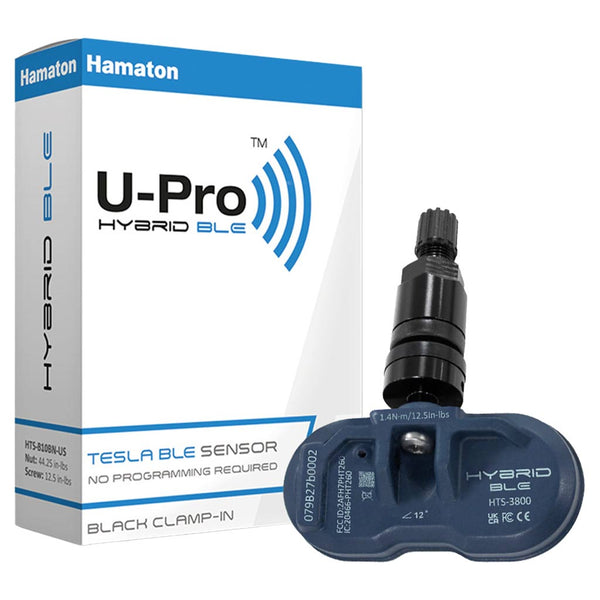 Hamaton | U-Pro Hybrid BLE Tesla Bluetooth TPMS Sensor with Black Clam ...
