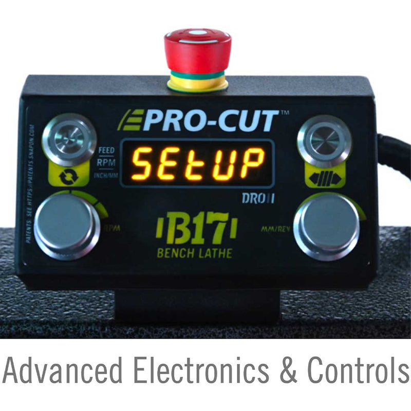 Pro-Cut B17-STD Super Bench Mobile Combination Brake Lathe with DC Mot ...